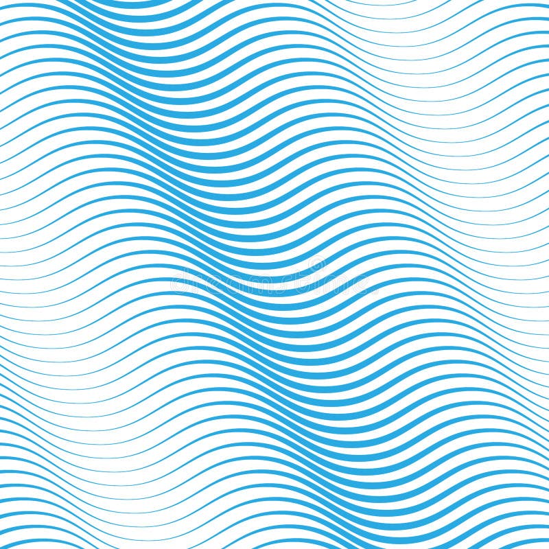 Blue Color Abstract Waves Background Stock Vector - Illustration of ...