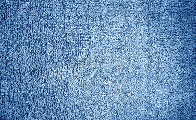 Blue Color Bath Towel Texture Stock Image - Image of object, blanket ...