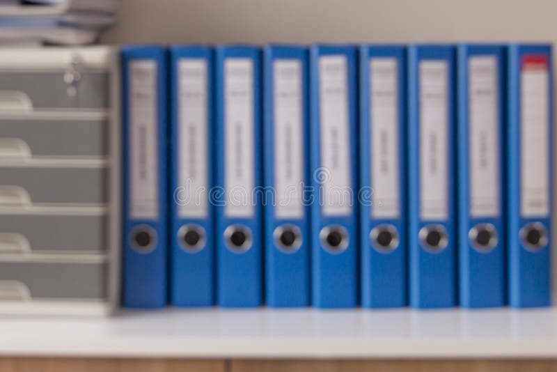 Blur Office Files stock photo. Image of files, color - 117756448