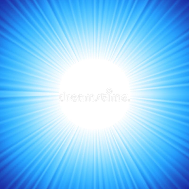 Blue radiant background stock vector. Illustration of design - 11430974