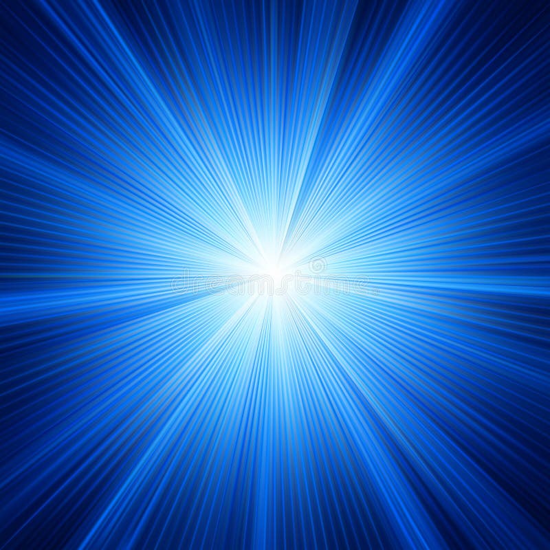 Blue Light Burst with Stars Stock Vector - Illustration of ...