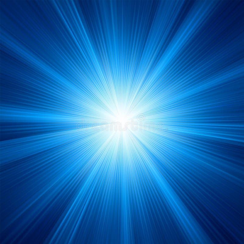 A Blue Color Design with a Burst. EPS 8 Stock Vector - Illustration of ...