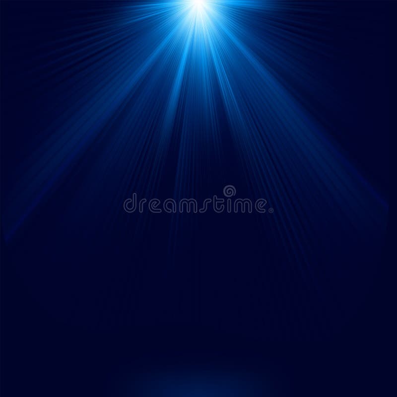 Blue Color Design with a Burst. EPS 8 Stock Vector - Illustration of ...