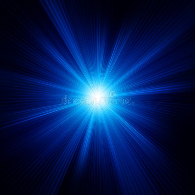 Blue Color Design with a Burst. EPS 8 Stock Vector - Illustration of ...