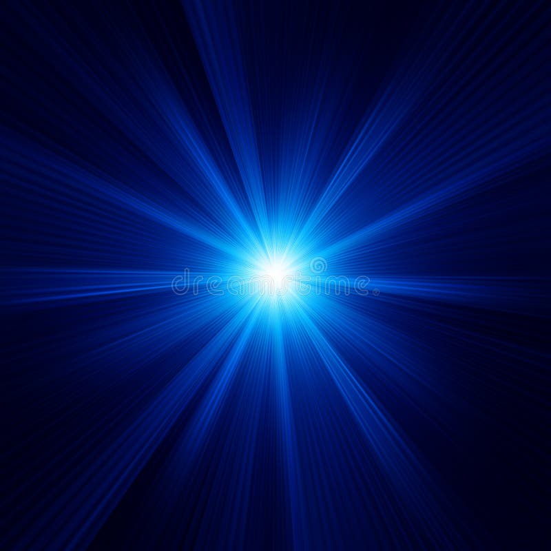 Blue Color Design with a Burst. EPS 10 Stock Vector - Illustration of ...