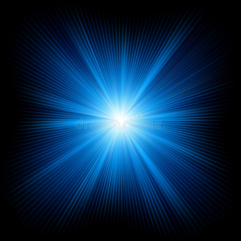 Blue Color Design with Burst. EPS 10 Stock Vector - Illustration of ...