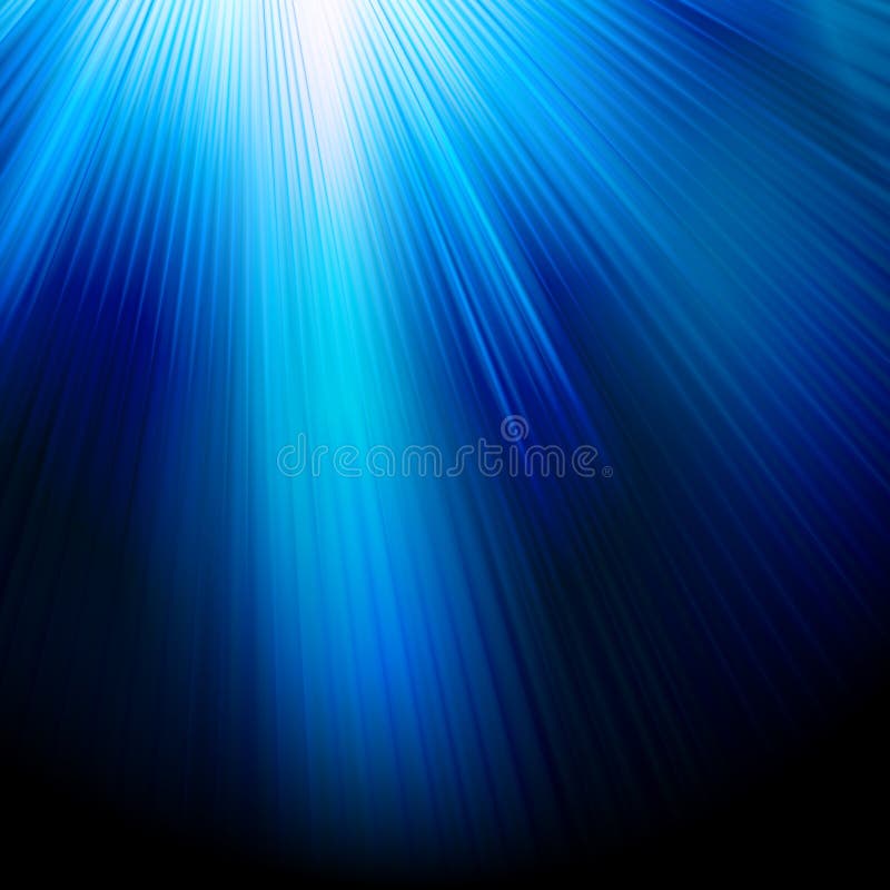 Blue Color Design with a Burst. EPS 10 Stock Vector - Illustration of ...