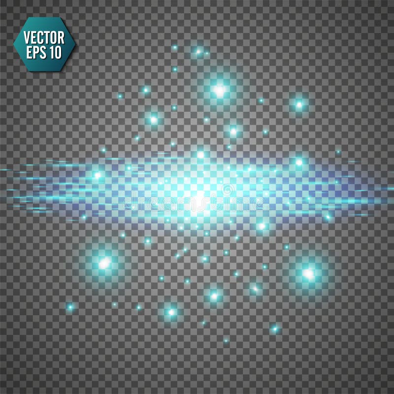 Blue Color Design with a Burst. Vector Illustration Stock Vector ...