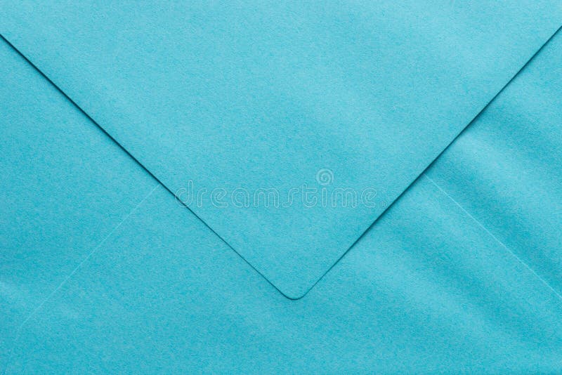 Blue Empty Envelope Macro Background Stock Image - Image of closed ...