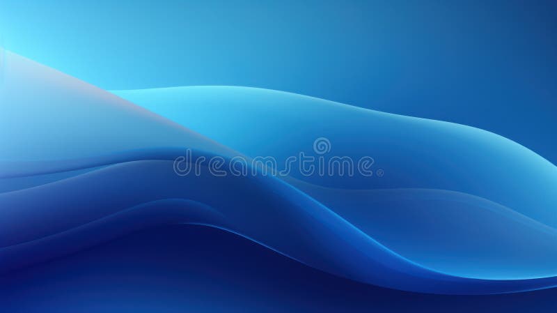 Blue Color Gradient Vignette Abstract AI Generated Stock Illustration ...