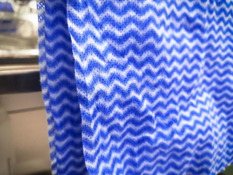 Blue Color J Cloth Using for Cleaning Purpose Stock Image - Image of ...