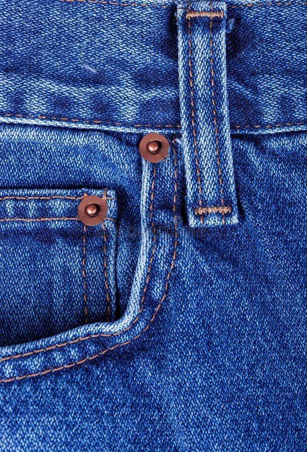 Blue Color Jeans Texture on White Background Stock Image - Image of ...