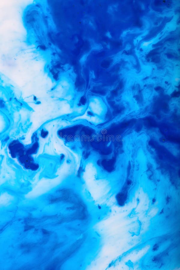 Blue Color Paint Abstract Background Stock Image - Image of pattern ...