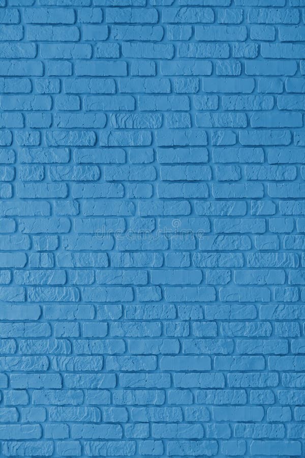 Blue Color Painted Brick Wall Texture, Brickwork, Masonry of Stone ...