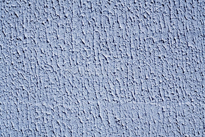 Blue Color Plaster Wall Texture. Stock Image - Image of exterior ...