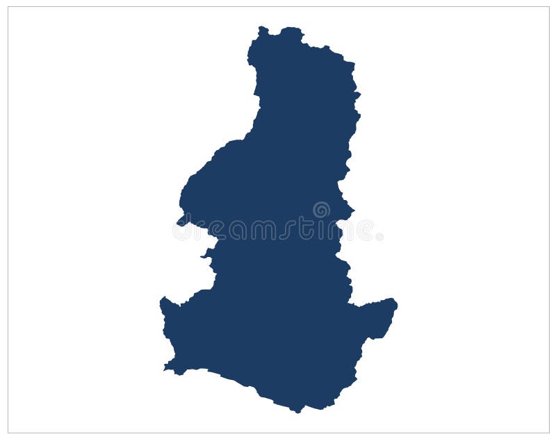 Blue Color New Nepal Map Illustration Stock Illustration - Illustration ...