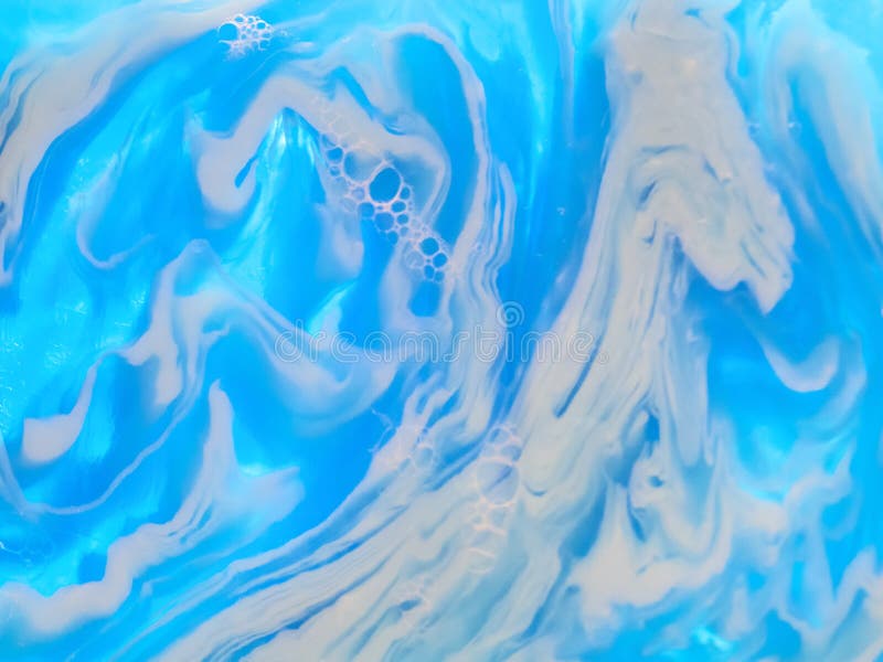 Blue Color Soap Abstract Background Stock Image - Image of backgrounds ...