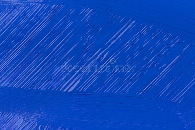 Blue Color Stroke of the Paint Brush Stock Image - Image of scribble ...