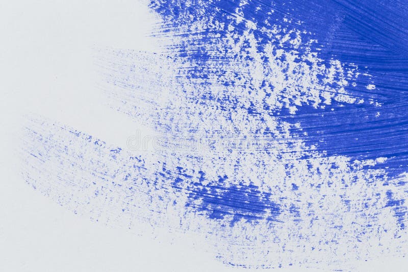 Blue Color Stroke of the Paint Brush Stock Image - Image of creative ...