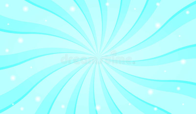 Blue Color Sunburst Background. Colorful Spinning Lines for Template ...