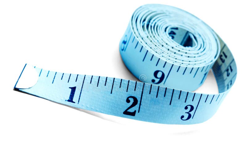 Blue Color Tape Measure stock image. Image of accuracy - 8797491