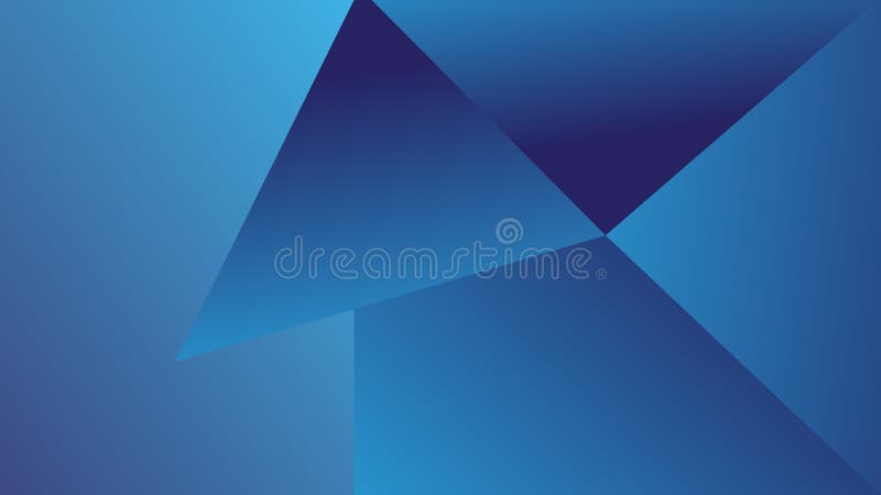 Blue Color Triangle Gradient Abstract Background Stock Illustration ...