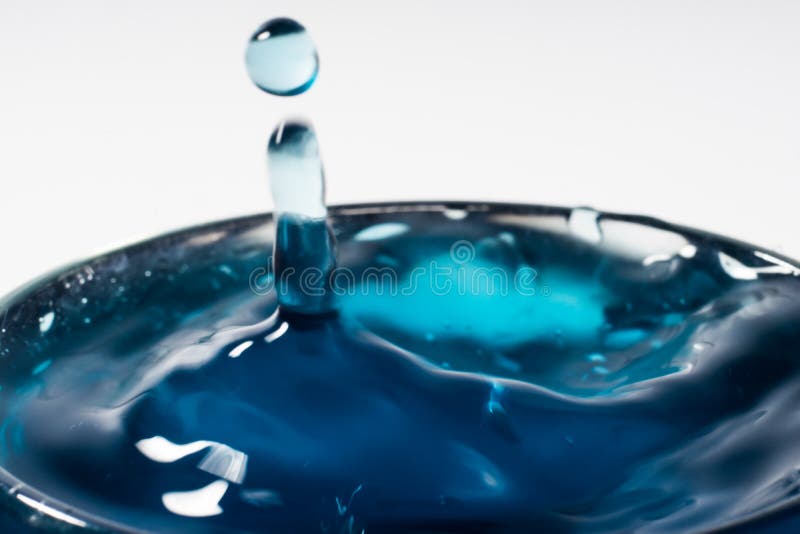 Blue color water drop stock image. Image of blue, color - 84501609