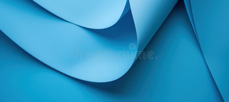 Blue Color Wave Business Frame Background, Curve Stock Illustration ...