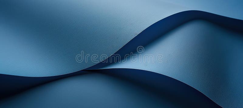 Blue Color Wave Business Frame Background, Curve Stock Illustration ...