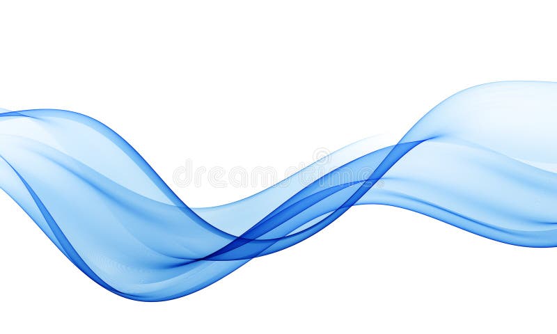 Blue Colored Abstract Wave Flow. Stock Vector - Illustration of vector ...