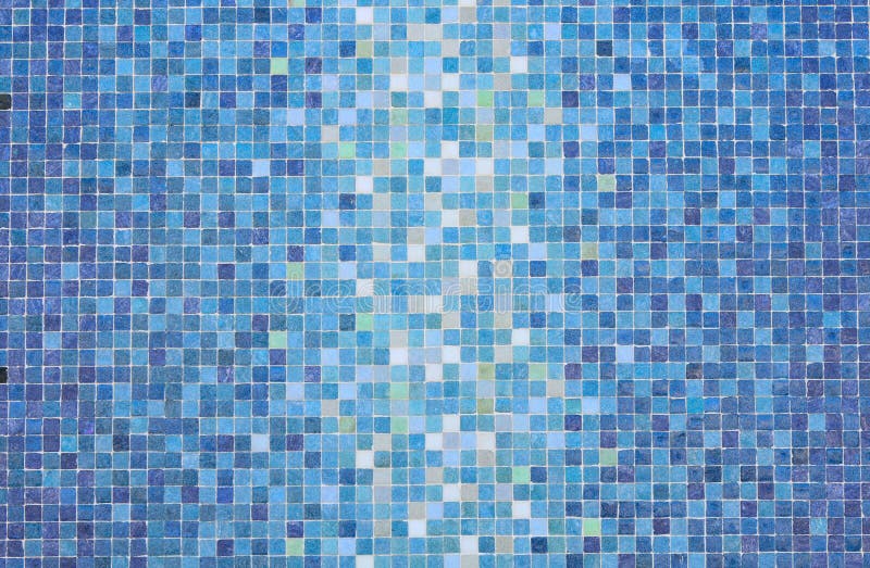 Blue Colored Mosaic Squares Stock Image - Image of pattern, abstract ...