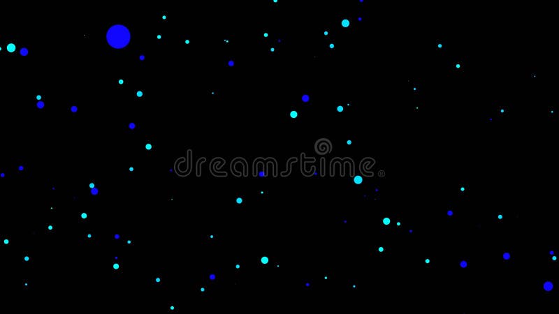 Blue Colored Particles Flying, Particles Background, Abstract ...