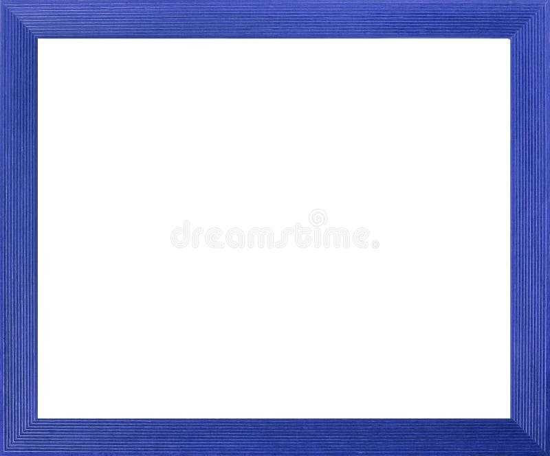 Blue Colored Picture Frame stock illustration. Illustration of ...