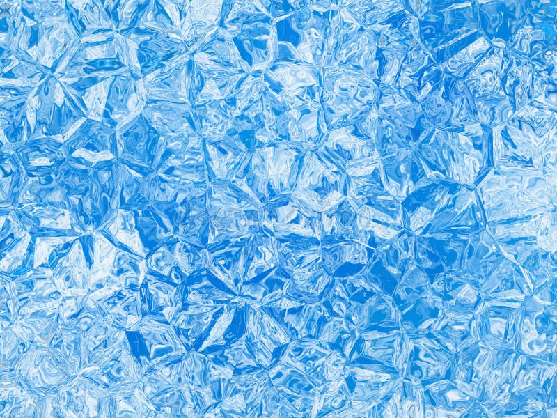 Blue Colored Relief Ice Crystal Background Stock Illustration ...