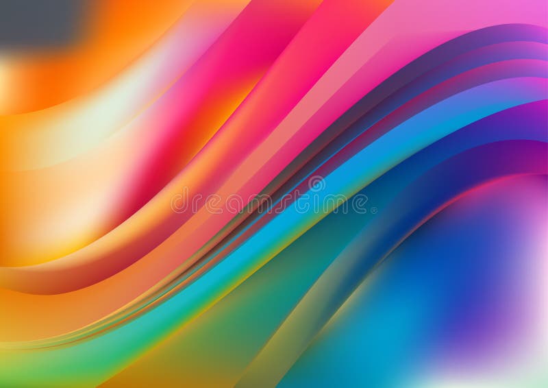 Blue Colorfulness Beautiful Background Vector Illustration Design Stock ...
