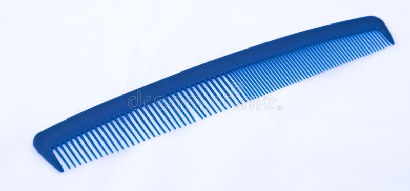 Blue comb stock photo. Image of hairstyle, stuff, isolated - 3459158