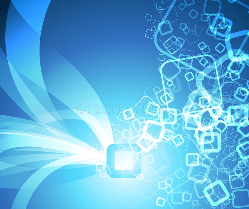 Blue comet - background stock vector. Illustration of abstract - 19019085