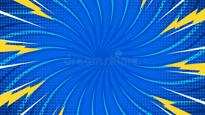 Blue Comic Book Background Vintage Pop Art Superhero Background for ...