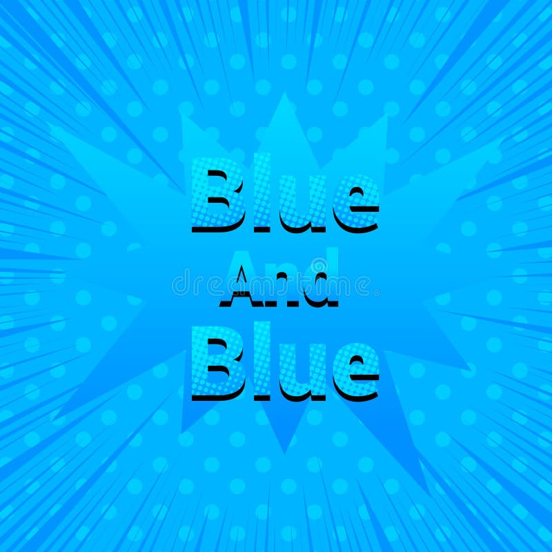 Blue comic concept stock vector. Illustration of explosion - 175010209