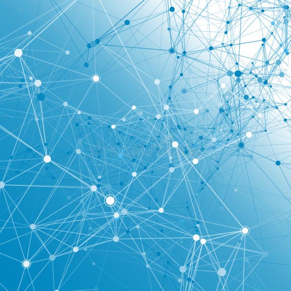 Blue Communication Background. Stock Vector - Illustration of ...