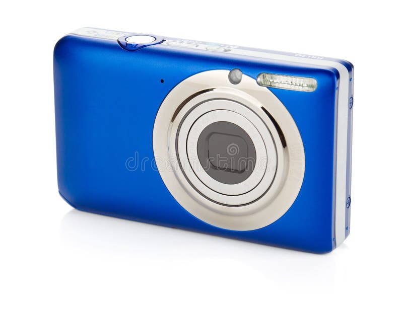 Digital compact camera stock image. Image of small, view - 43084239