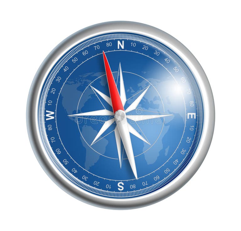 Compass Realistic Stock Illustrations – 4,765 Compass Realistic Stock ...