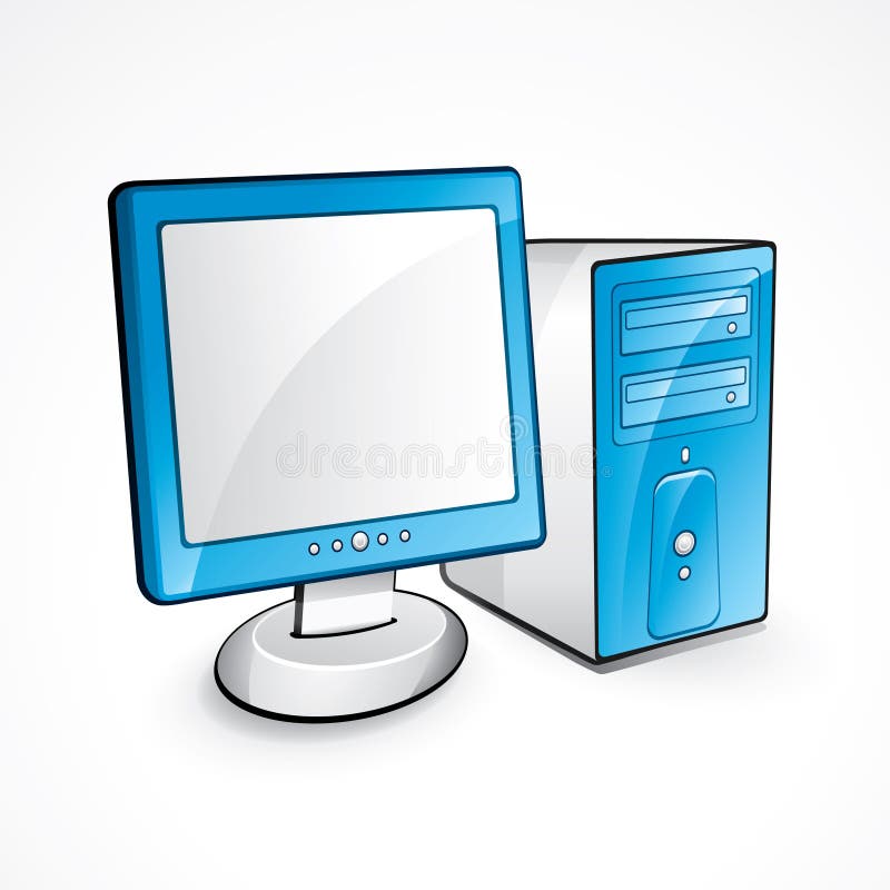 Blue computer background stock vector. Illustration of effect - 15039080