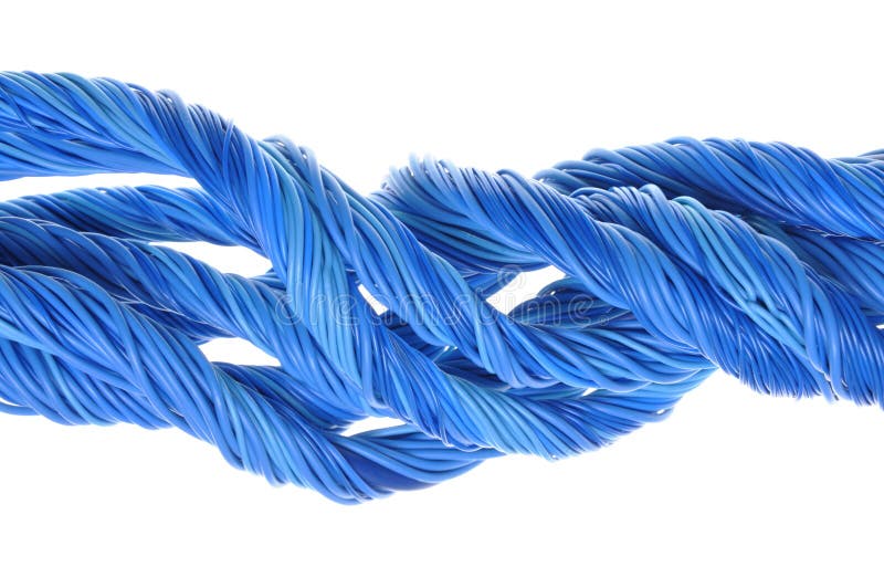 Usb blue computer cable stock image. Image of computer - 27952005