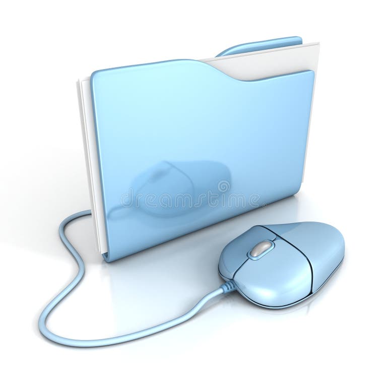 Computer Mouse Folder Icon Stock Illustrations – 2,156 Computer Mouse ...