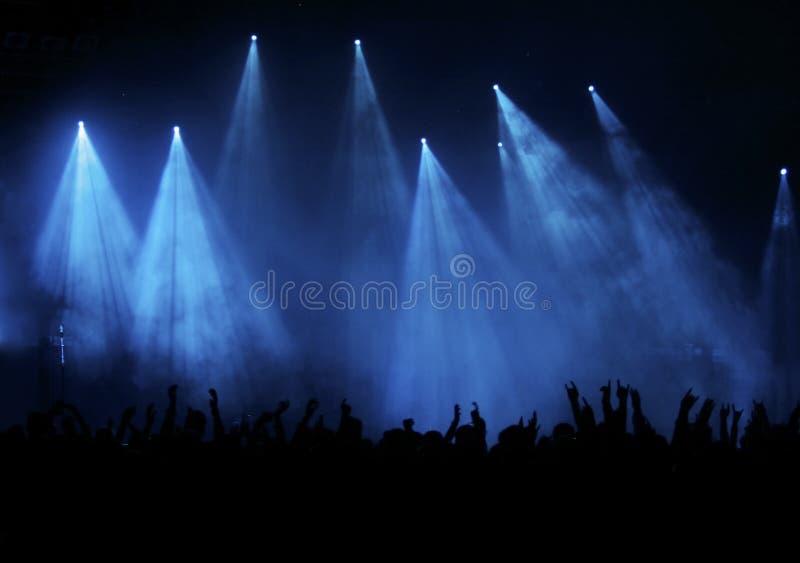 Blue concert stock photo. Image of live, party, perform - 5430668