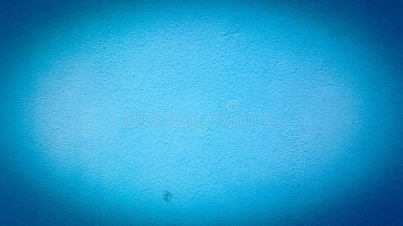 Blue Concrete Background, Oval Gradient, on the Wall Surface of the ...