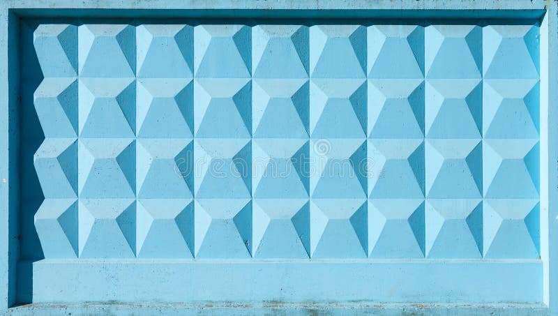 Blue concrete fence block stock image. Image of element - 33719669