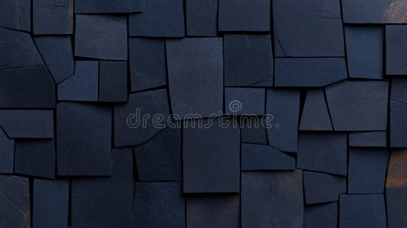 Blue Concrete Stone Wall Texture Background Panorama for Design ...