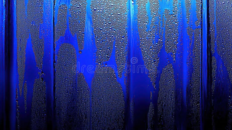 Blue Condensation, Dripping, Vertical, Texture, Background, Abstract ...